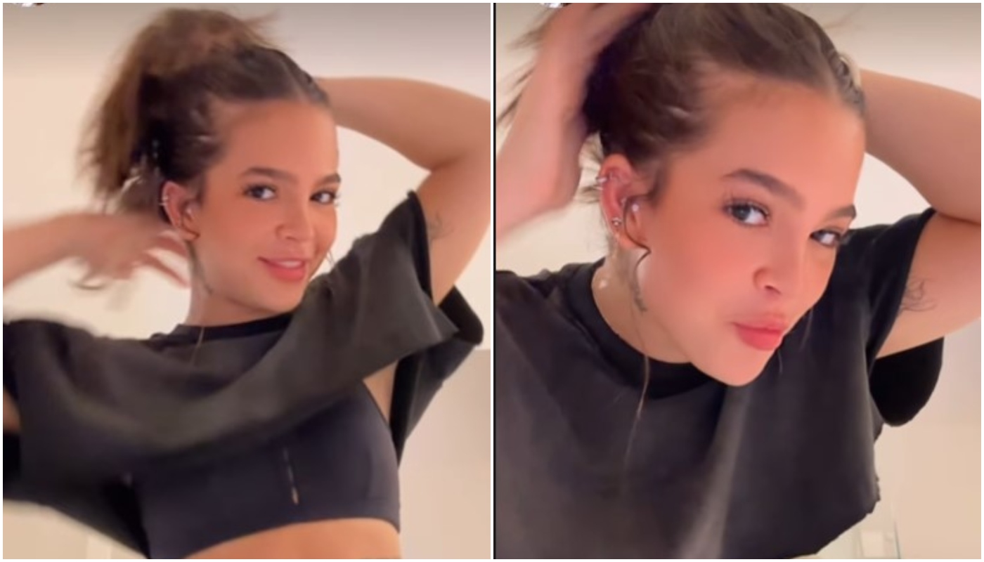 Mel Maia mostra consequências de penteados na transição capilar