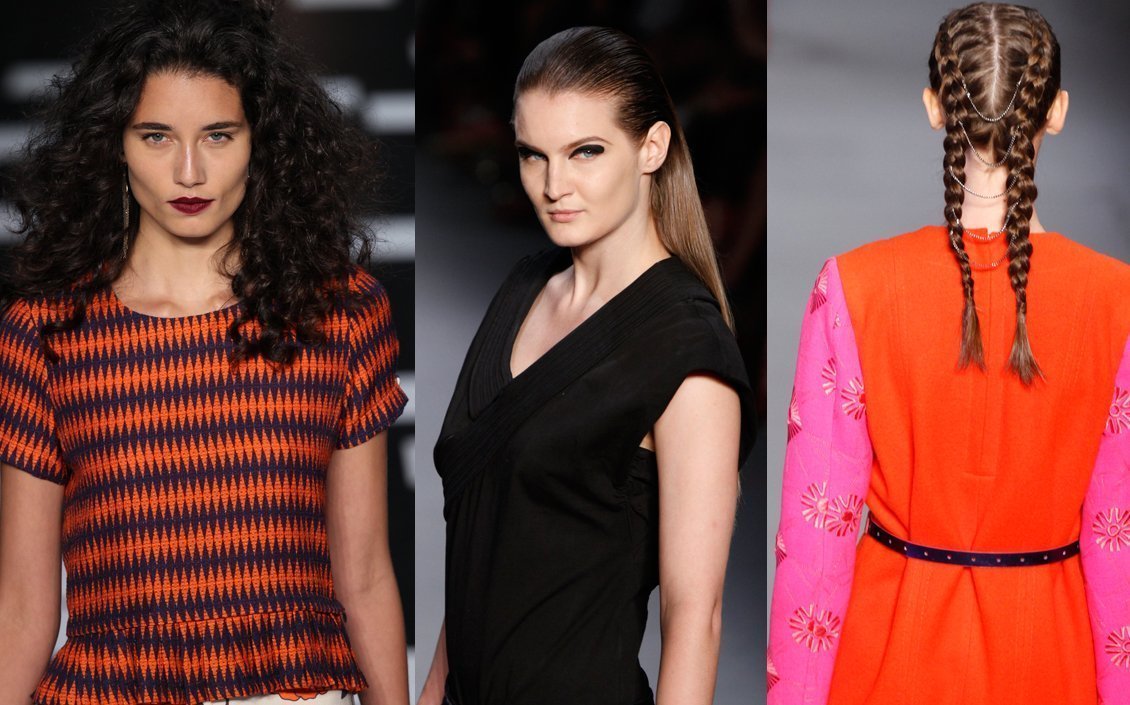 Tranças, coques e cachos volumosos são alguns dos destaques do Fashion ...