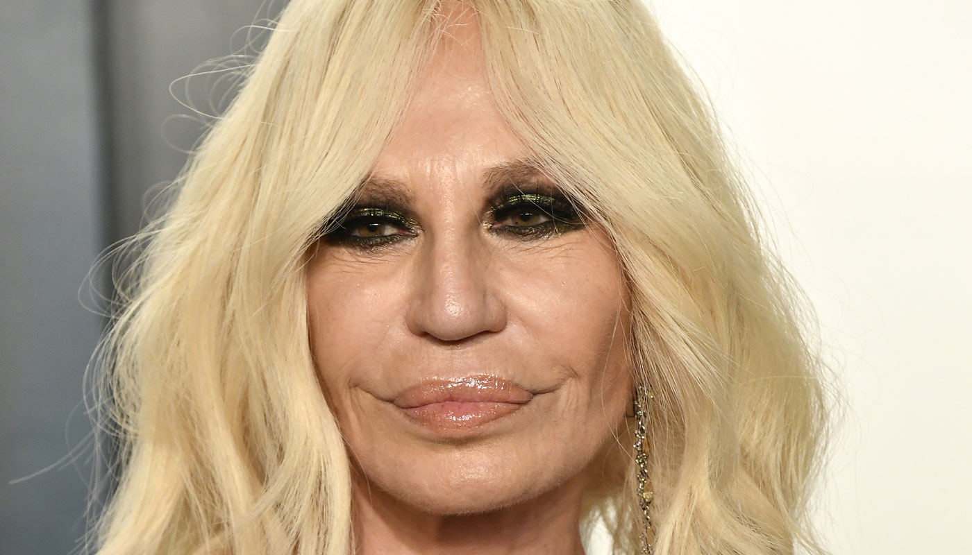 Sempre criticadas, mudanças no rosto de Donatella Versace na verdade ...